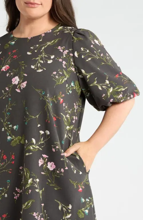 SUGARLIPS Morrigan Bubble Sleeve Shift Dress