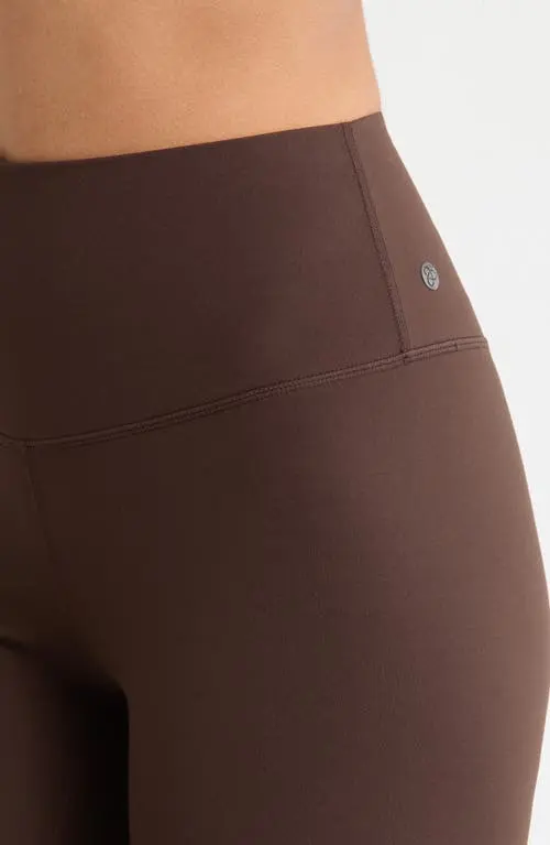 Zella Studio Luxe Bike Shorts - Brown Mole