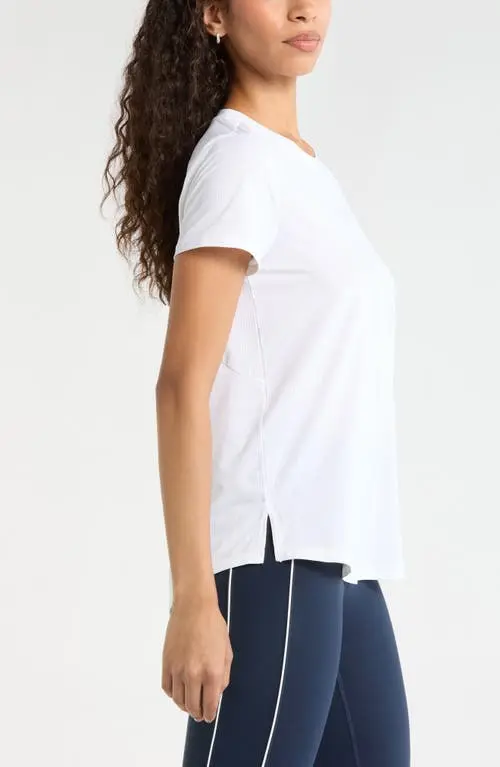 Zella Rally Mesh T-shirt - White