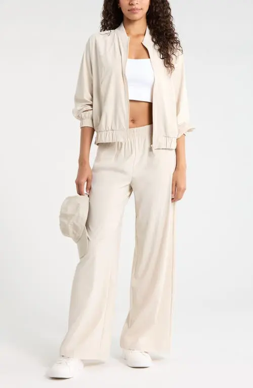 Zella Atlas Bomber Jacket - Moonbeam