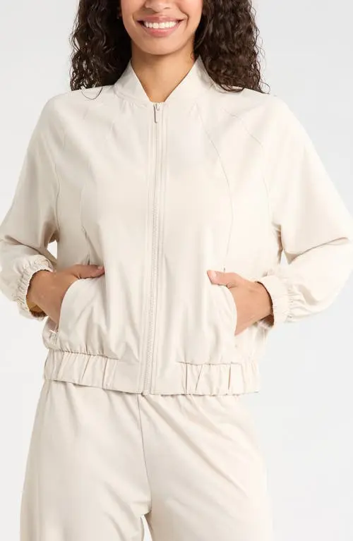 Zella Atlas Bomber Jacket - Moonbeam