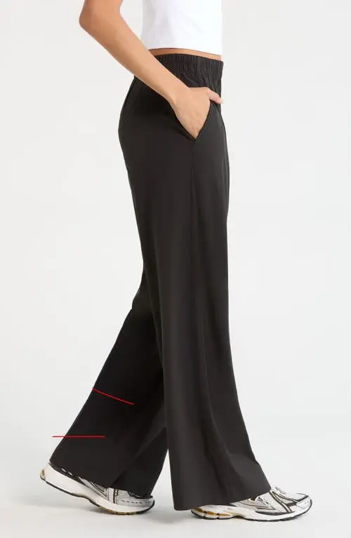 Zella Atlas Wide Leg Pants - Black