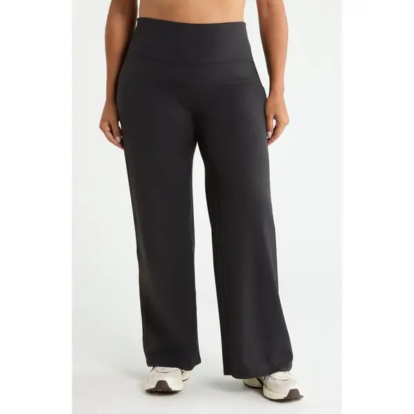 Zella Zen High Waist Wide Leg Pants - Black