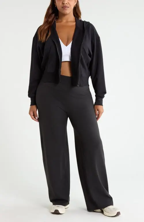 Zella Zen High Waist Wide Leg Pants - Black