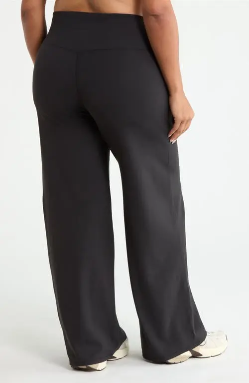 Zella Zen High Waist Wide Leg Pants - Black