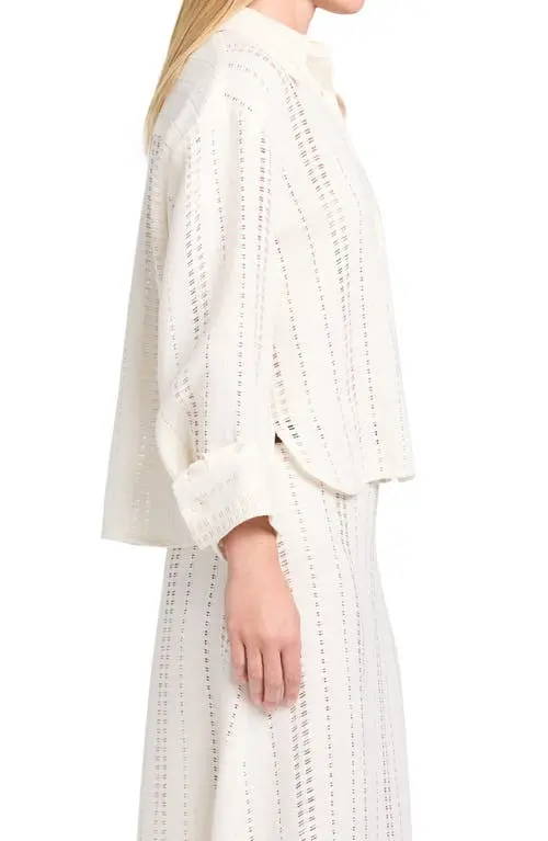 TWP Open Stitch Linen Button-up Shirt