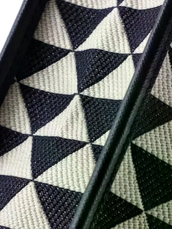 Prada Symbole Jacquard Small Tote - Blue