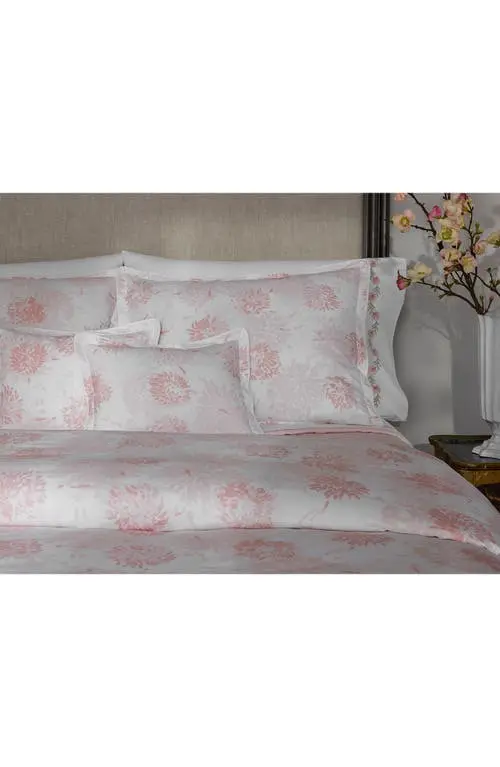 MATOUK Chrysanthemum 500 Thread Count Flat Sheet - Blush