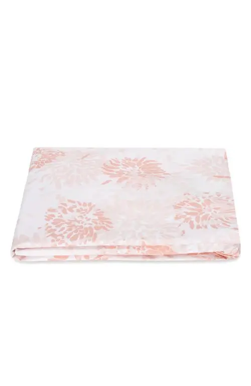 MATOUK Chrysanthemum 500 Thread Count Fitted Sheet - Blush
