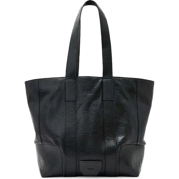 ALLSAINTS Ares Grain Leather Open Tote Bag