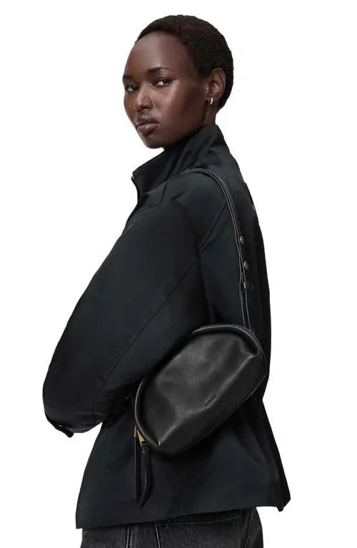 ALLSAINTS Rosalie Arc Crossbody Bag - Black