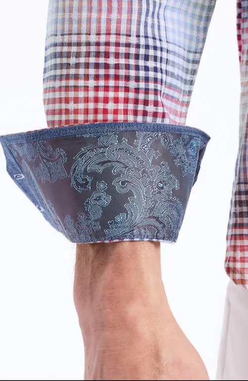 Robert Graham Ligett Cotton Button-up Shirt