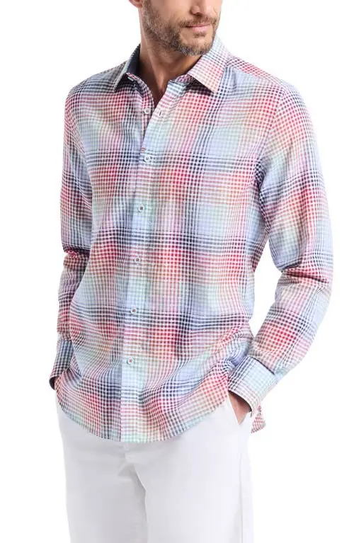 Robert Graham Ligett Cotton Button-up Shirt