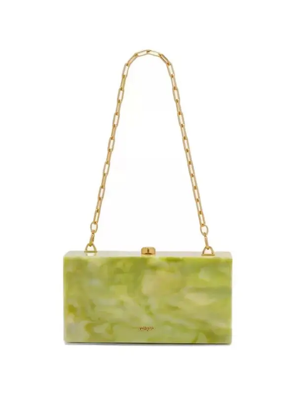 Cult Gaia The Backgammon Clutch Bag - Green