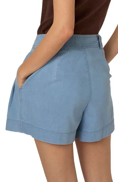 NOBODY'S CHILD Albie Pleated Denim Shorts