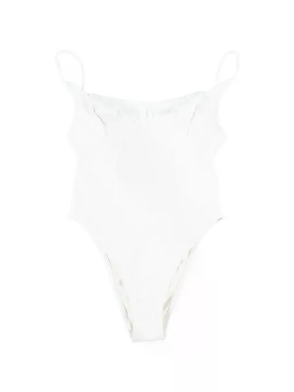 BELAMER Nina Sweetheart-neck Swimsuit - White