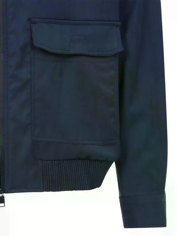 Brioni Zip-up Shirt Jacket - Blue