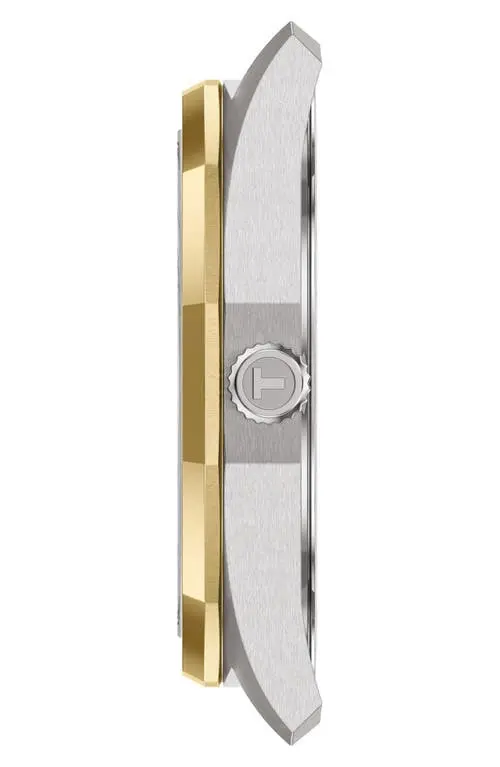 TISSOT Prc 100 Solar Two-tone Bracelet Watch - Silver