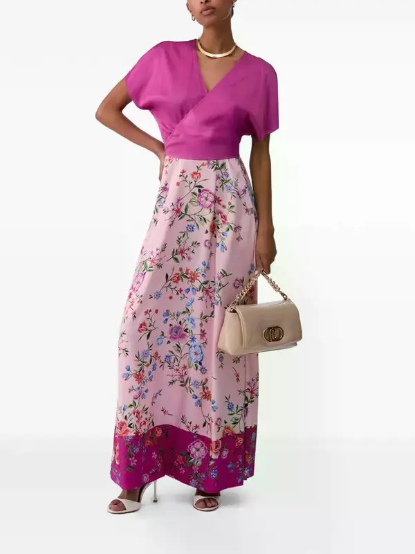 Liu Jo Satin Wrap-cut Top