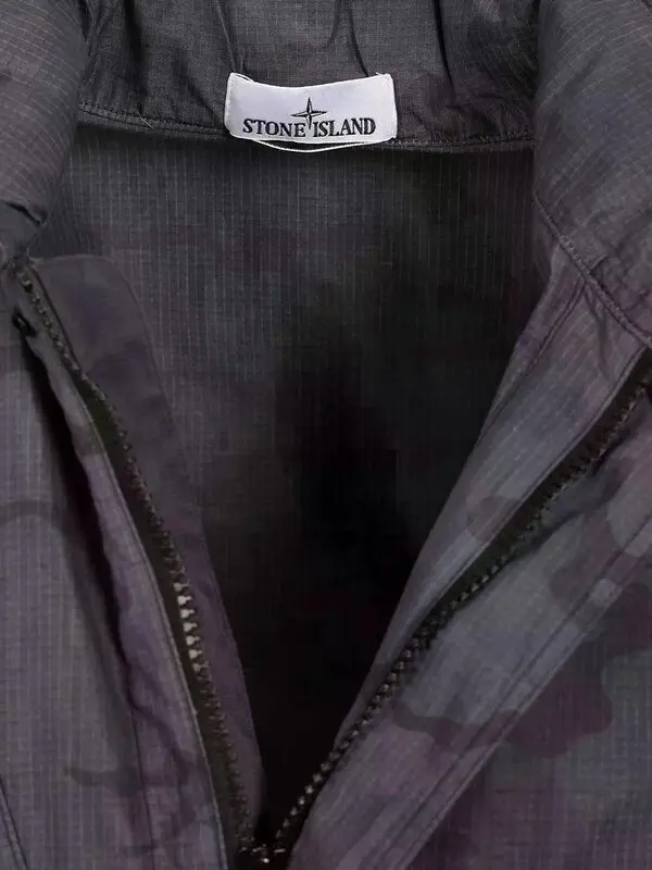 Stone Island Ripstop Camouflage Jacket - Grey