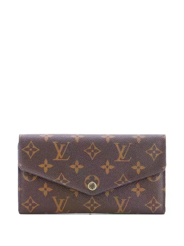 LOUIS VUITTON Sarah Wallet Nm Monogram Canvas Small Wallets - Brown