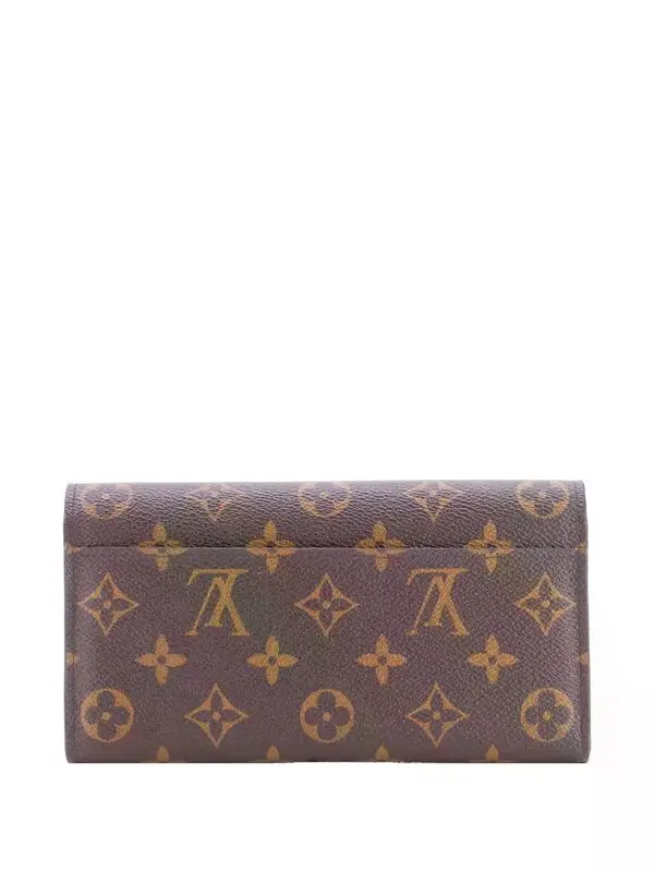 LOUIS VUITTON Sarah Wallet Nm Monogram Canvas Small Wallets - Brown