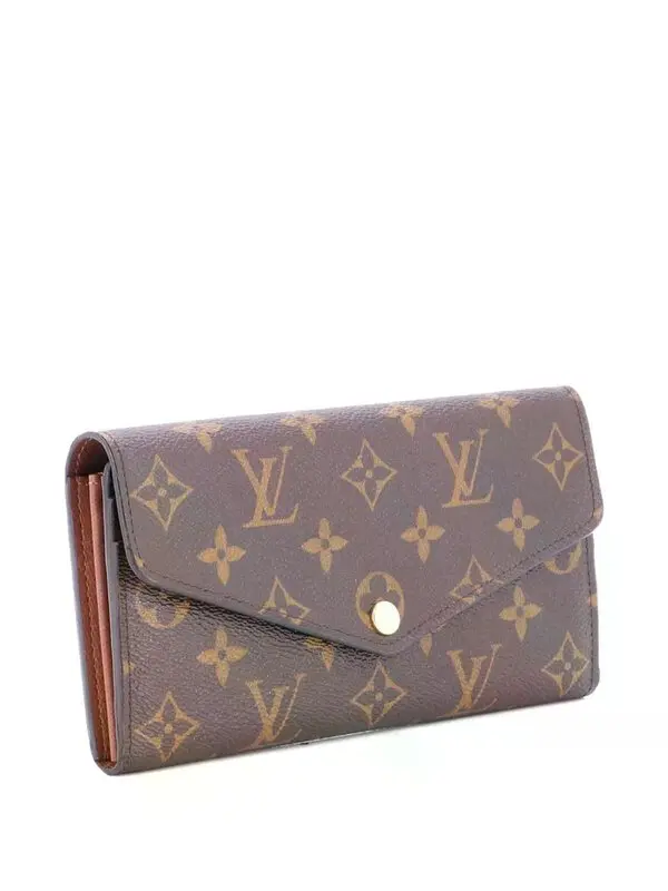 LOUIS VUITTON Sarah Wallet Nm Monogram Canvas Small Wallets - Brown