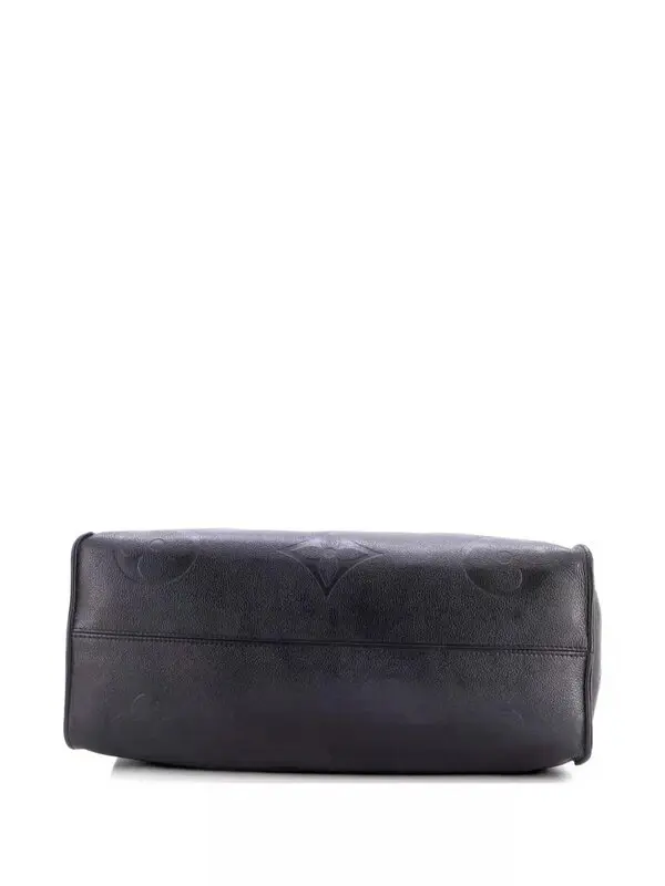 LOUIS VUITTON Onthego Monogram Empreinte Giant Gm Tote Bag - Black