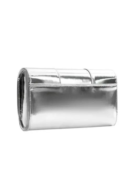Perrin L'asymetrique Patent Clutch - Silver