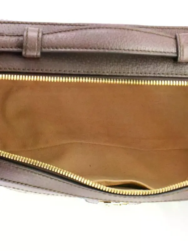 Gucci Ophidia Zip Around Camera Bag Gg Coated Canvas Small