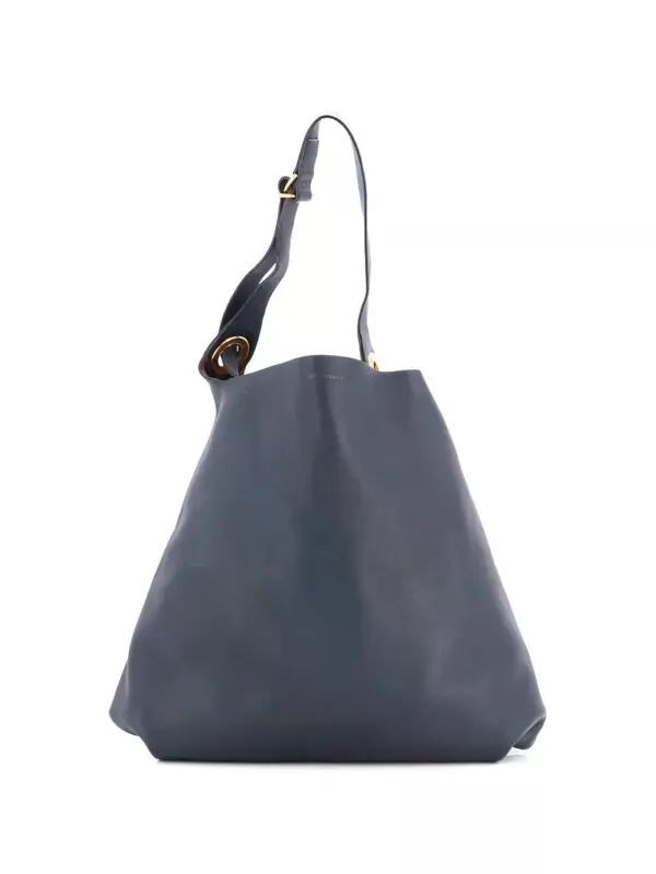 Burberry Grommet Leather Medium Hobo Bag