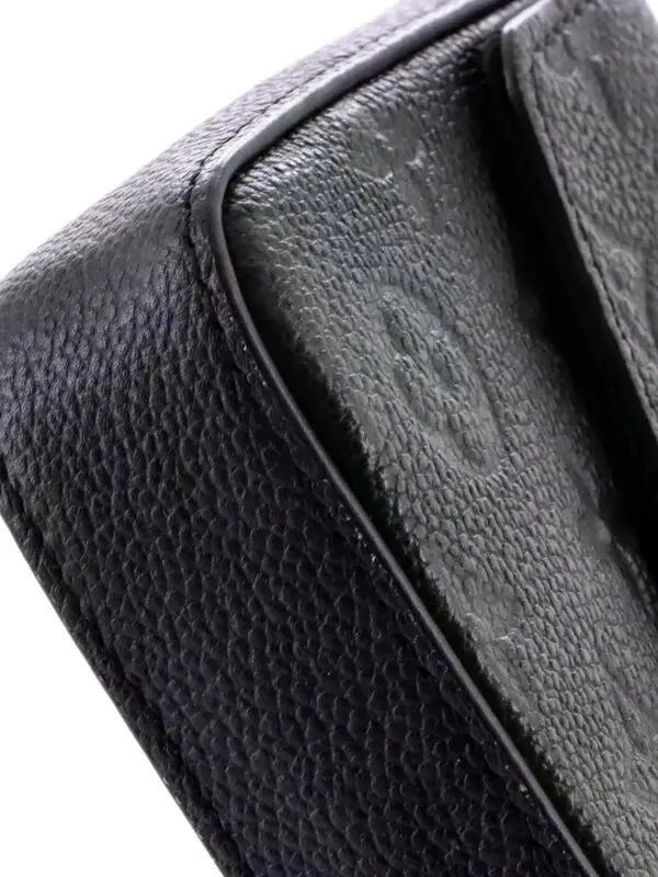LOUIS VUITTON Felicie Pochette Monogram Empreinte Leather - Black