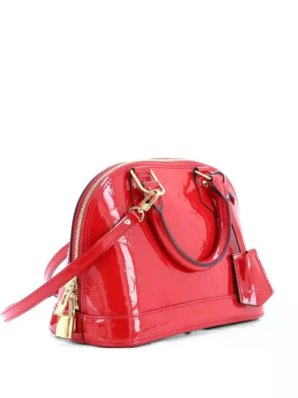 LOUIS VUITTON Alma Handbag Monogram Vernis Bb - Red