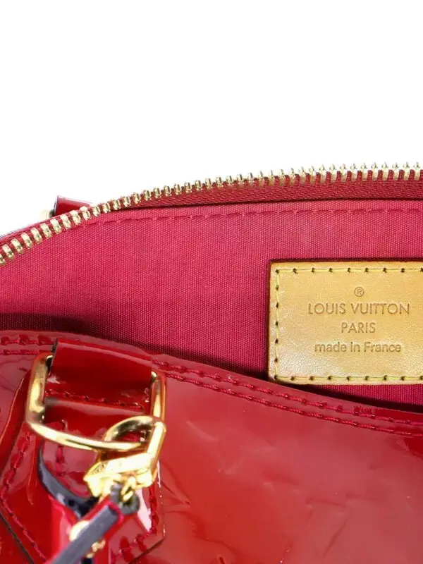 LOUIS VUITTON Alma Handbag Monogram Vernis Bb - Red