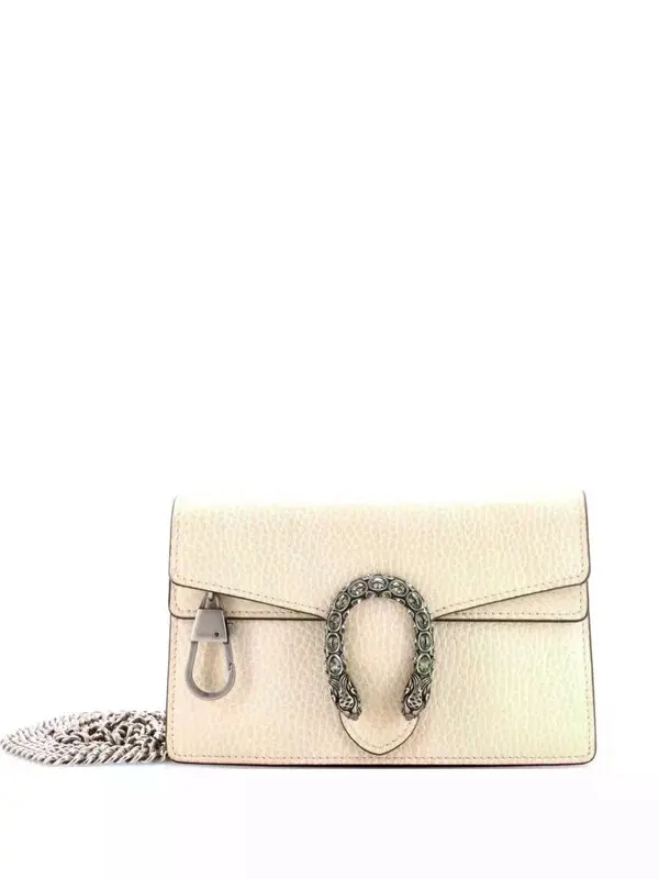Gucci Dionysus Super Mini Clutch Bag - Neutrals