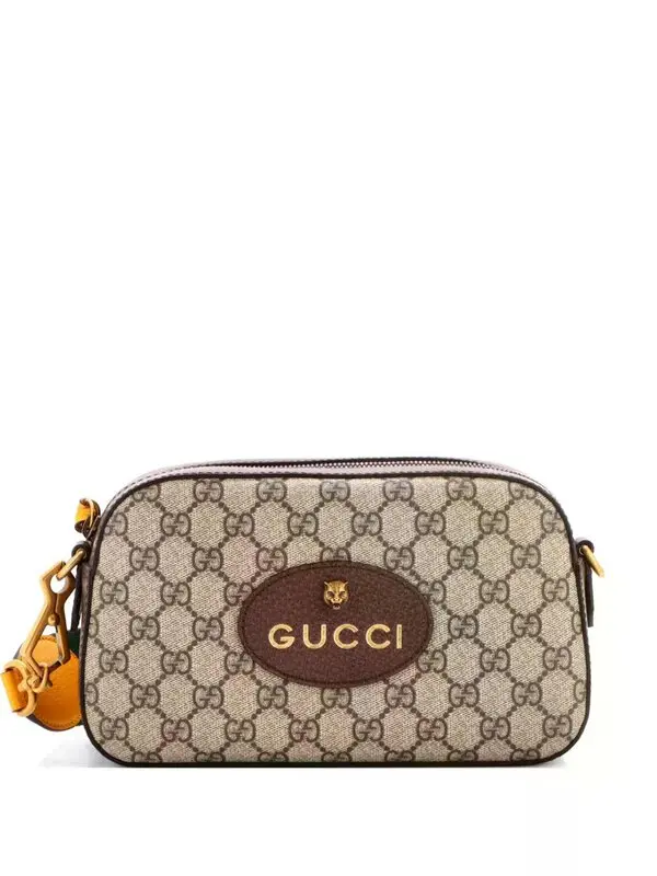 Gucci Neo Vintage Camera Messenger Bag Gg Coated Canvas - Brown