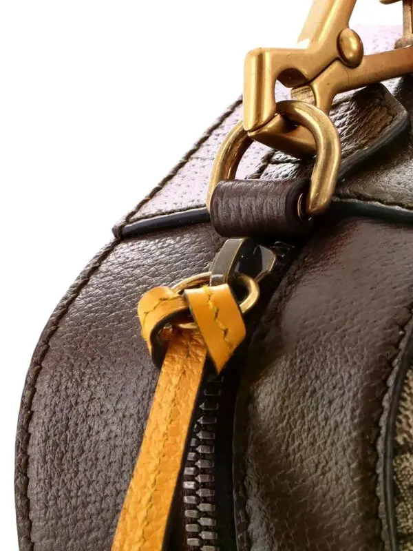 Gucci Neo Vintage Camera Messenger Bag Gg Coated Canvas - Brown