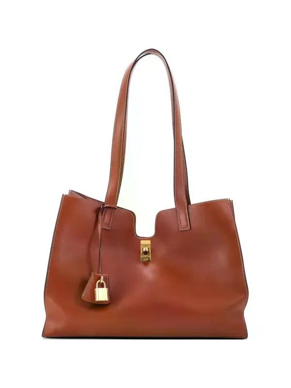 Celine Cabas 16 Smooth Calfskin Tote Bag - Brown