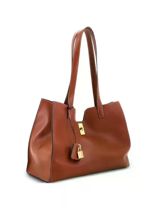 Celine Cabas 16 Smooth Calfskin Tote Bag - Brown