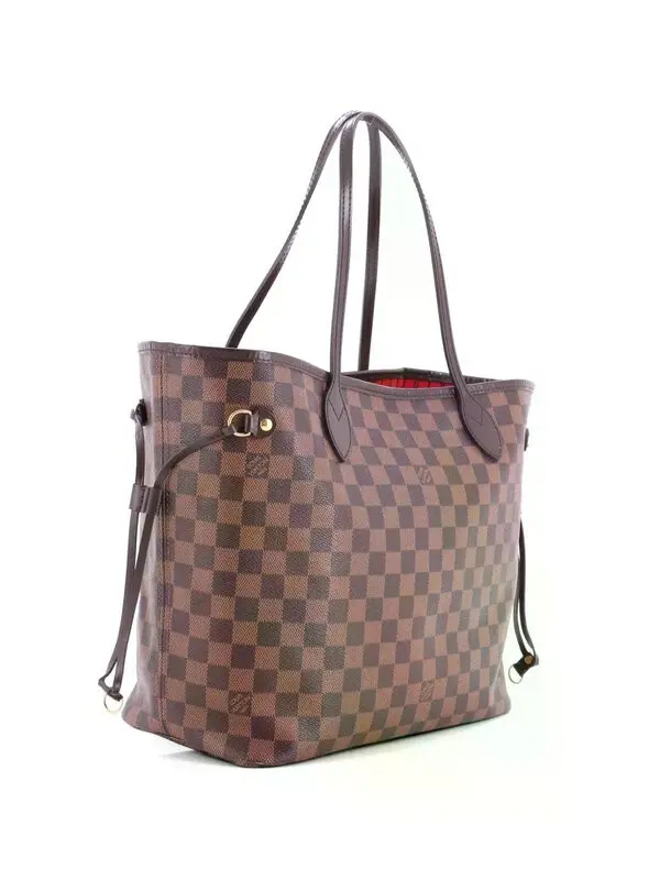LOUIS VUITTON Neverfull Mm Damier Tote Bag - Brown