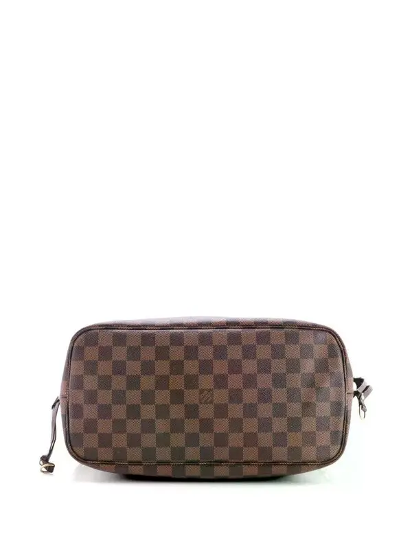 LOUIS VUITTON Neverfull Mm Damier Tote Bag - Brown