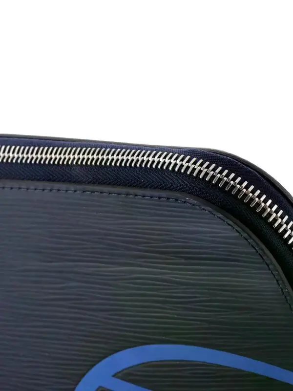 LOUIS VUITTON Pochette Jour Initials Epi Leather Gm Clutch Bag - Blue
