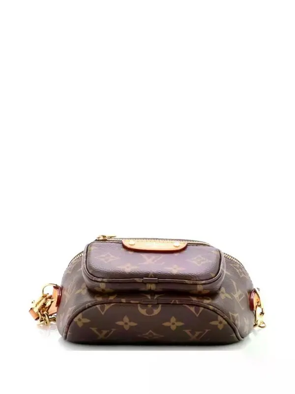 LOUIS VUITTON Bum Bag Monogram Canvas Mini Belt Bag - Brown