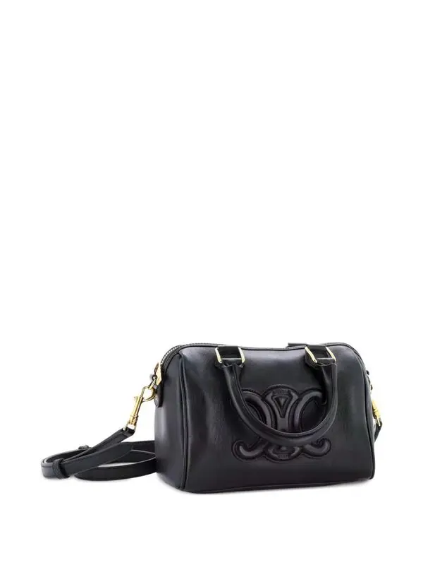 Celine Cuir Triomphe Boston Bag - Black