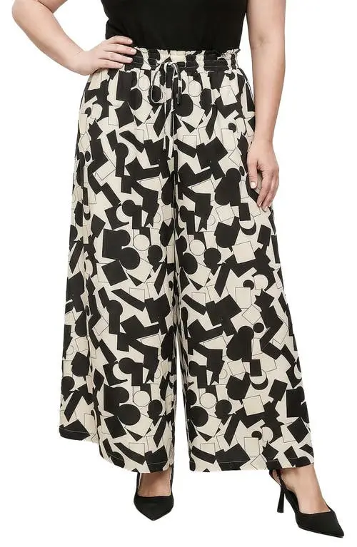 STANDARDS & PRACTICES Drawstring Waist Wide-leg Pants