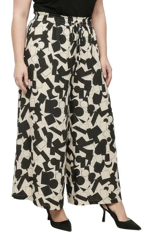 STANDARDS & PRACTICES Drawstring Waist Wide-leg Pants