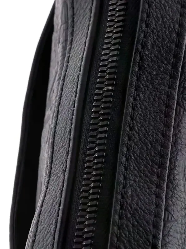 LOUIS VUITTON Trio Messenger Bag Monogram Shadow Leather - Black