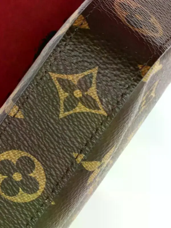 LOUIS VUITTON Felicie Pochette Monogram Canvas Crossbody Bag - Brown