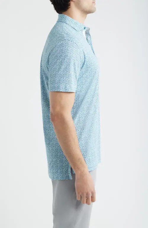 Johnnie-o Peelin Good Citrus Print Performance Jersey Polo - Tropical