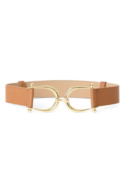 B-low The Belt Grant Leather Belt - Cuoio Gold
